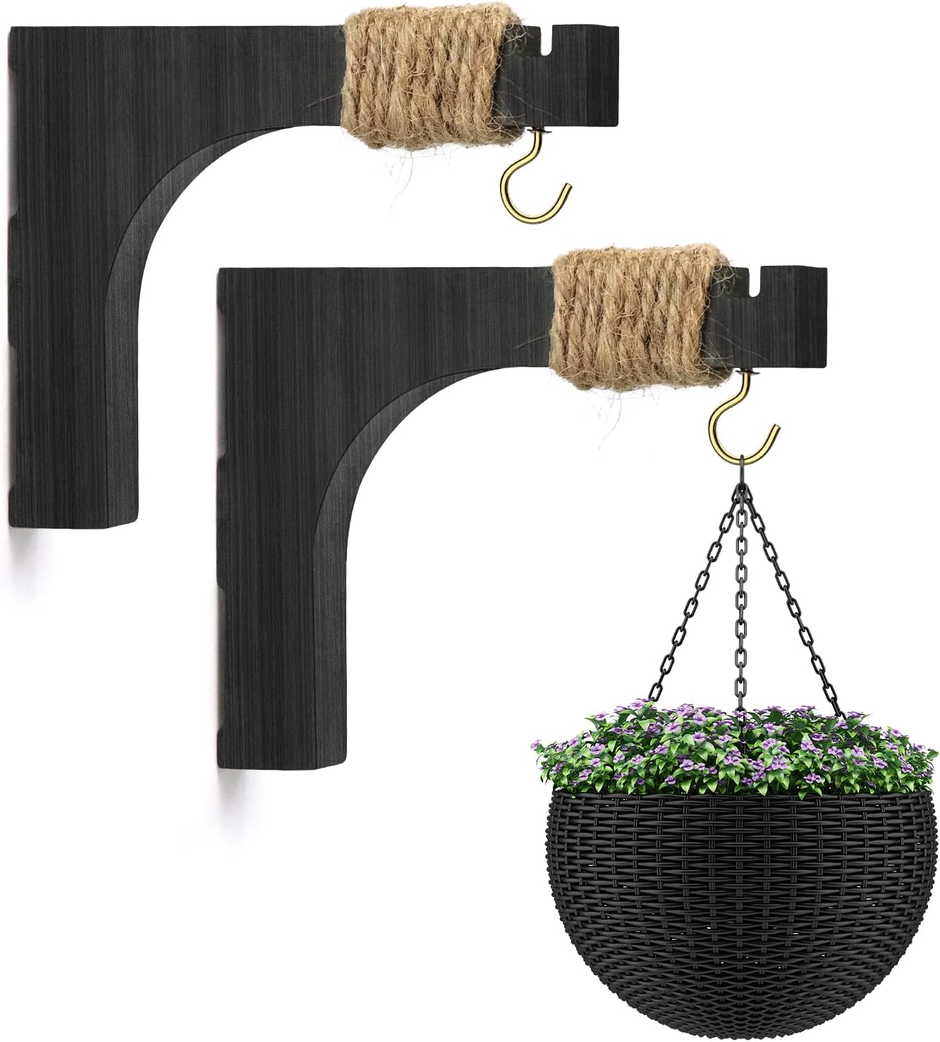 Amazon.com: FTUREERA Plant Hanger, Wall Planters for Indoor Plants ...