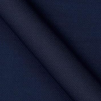 Amazon.com: Athletic Mesh Knit Navy, Fabric by the Yard