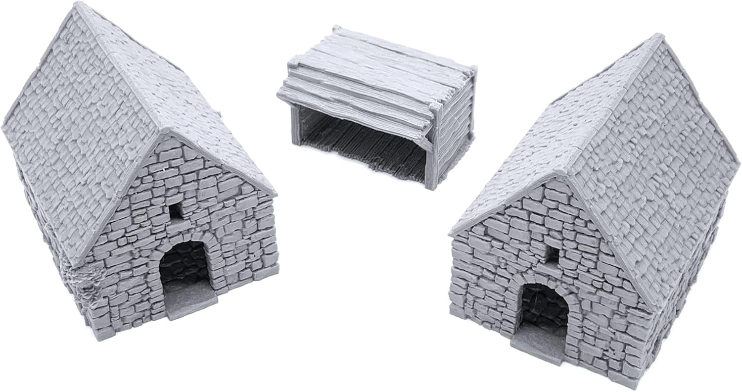 Small Rustic Barns by Printable Scenery, 3D Printed Tabletop RPG ...