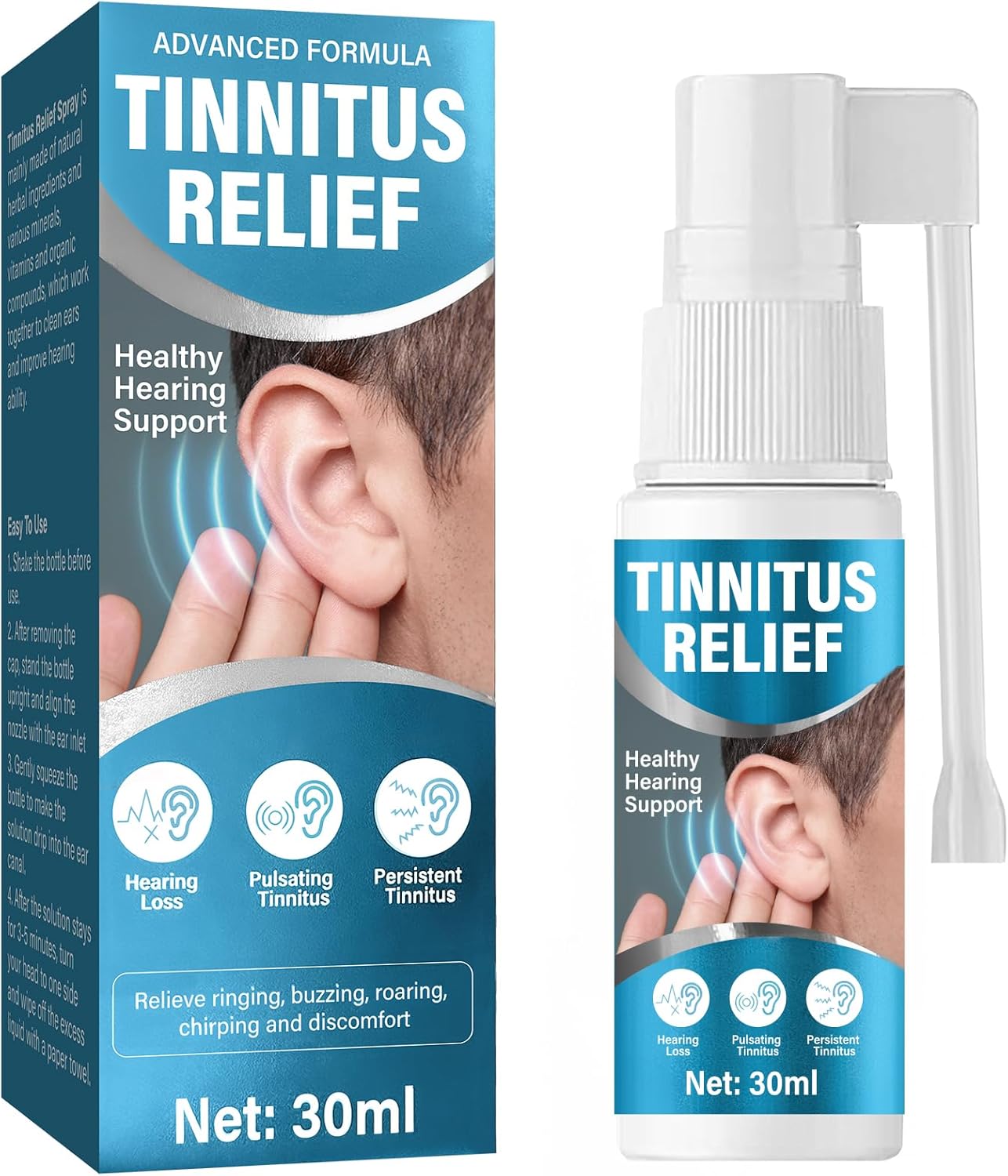 Amazon.com: Tinnitus Relief for Ringing Ears, Best Ear Ringing Relief ...