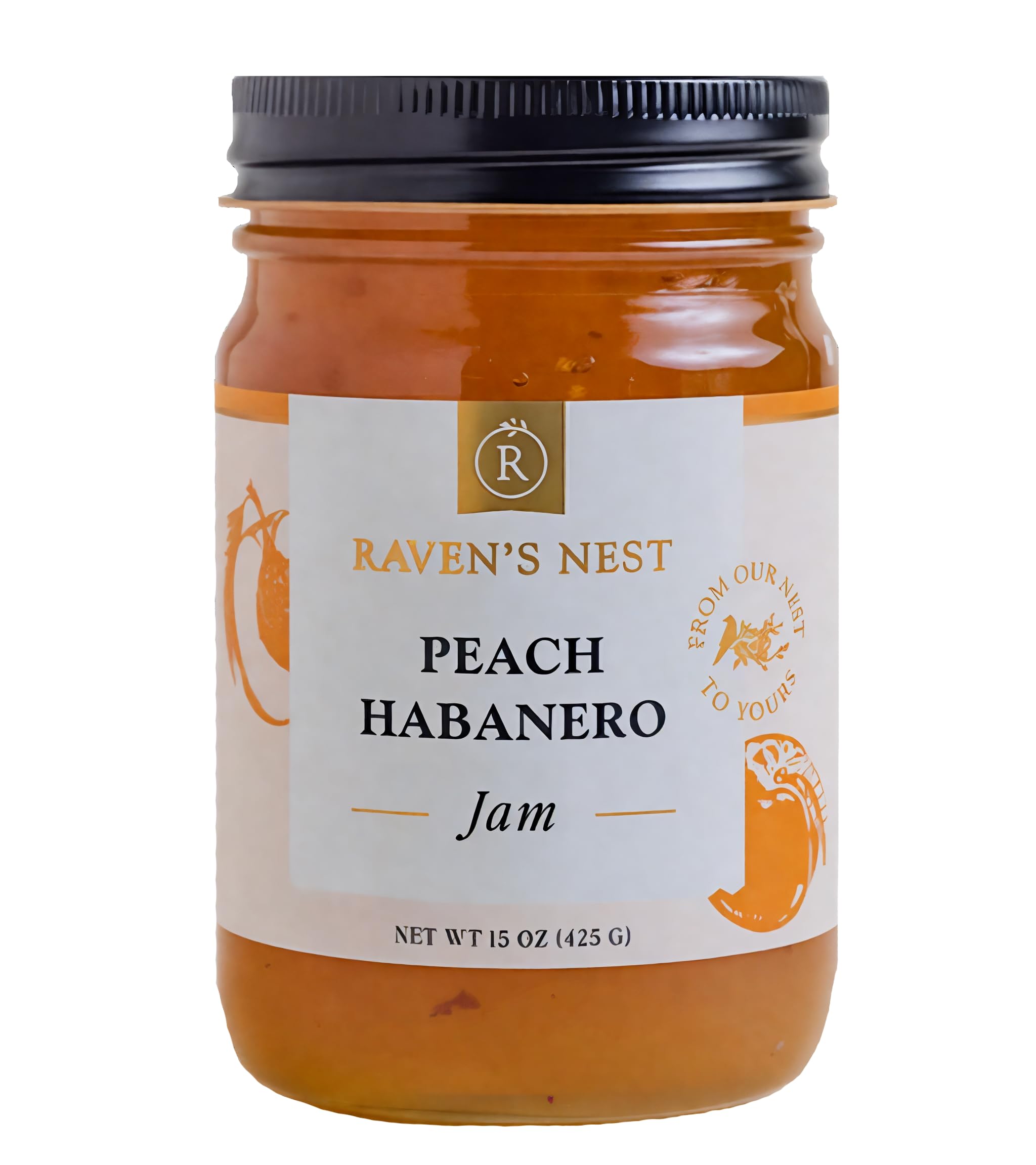 Amazon.com: Raven's Original Hot Pepper All Natural Jam - 15 Ounce Jar ...