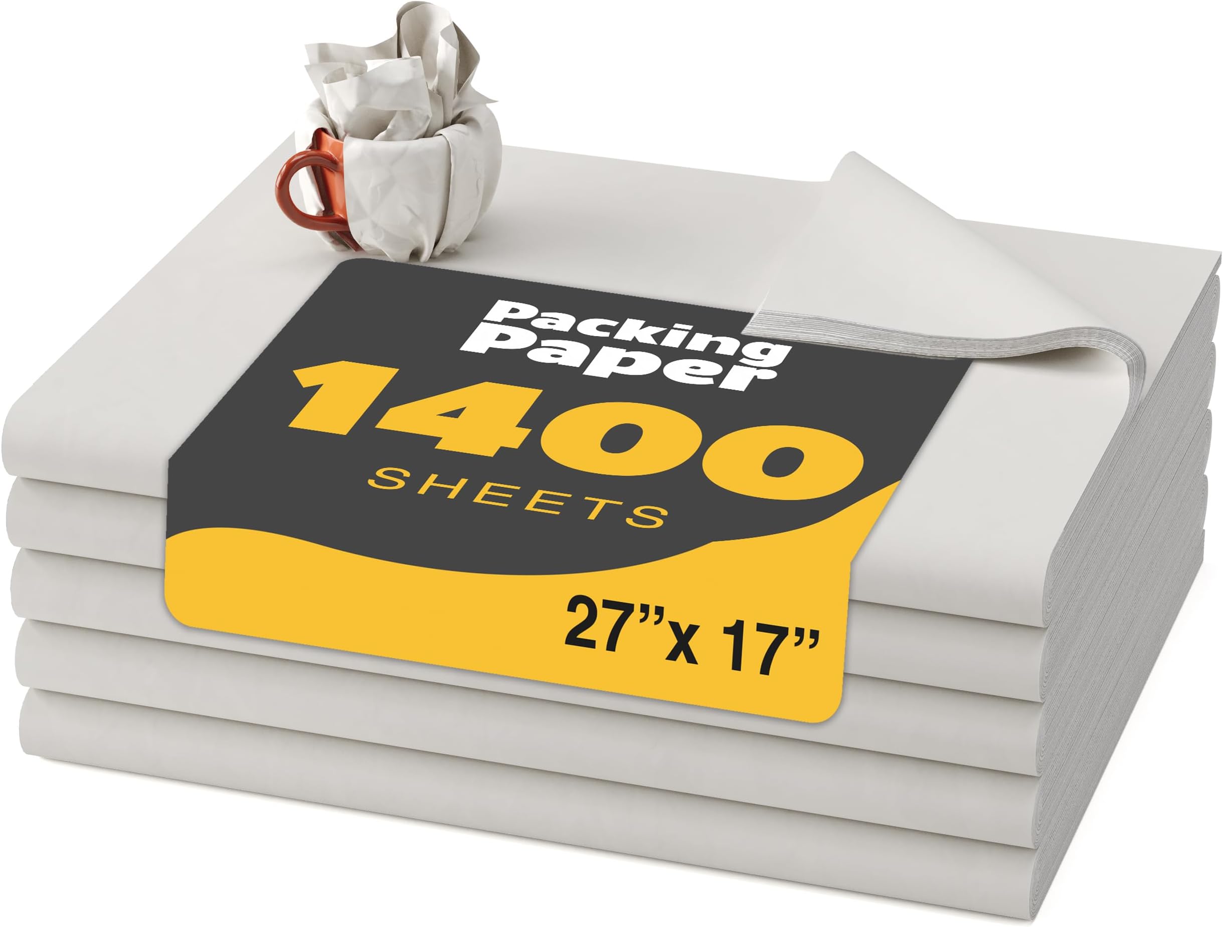 Amazon.com: Packing Paper Sheets for Moving 350 Newsprint Packing Paper ...