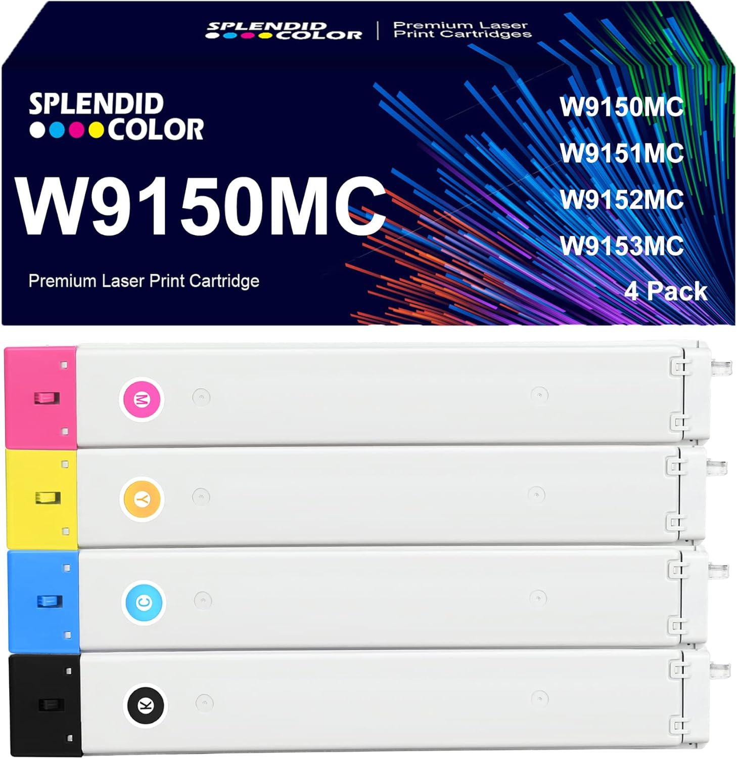 Amazon.com: Splendidcolor Rmanufactured 4PK W9150MC W9151MC W9152MC ...