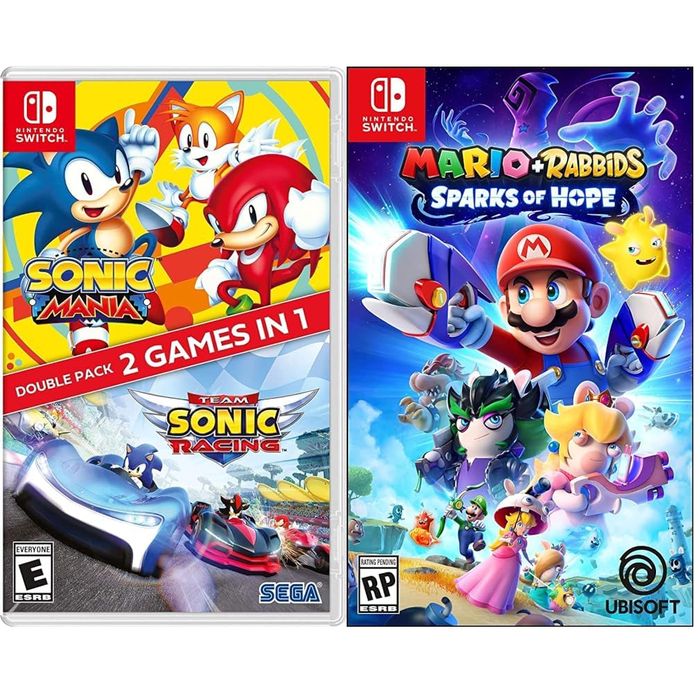 Amazon.com: Sonic Mania + Team Sonic Racing Double Pack - Nintendo ...