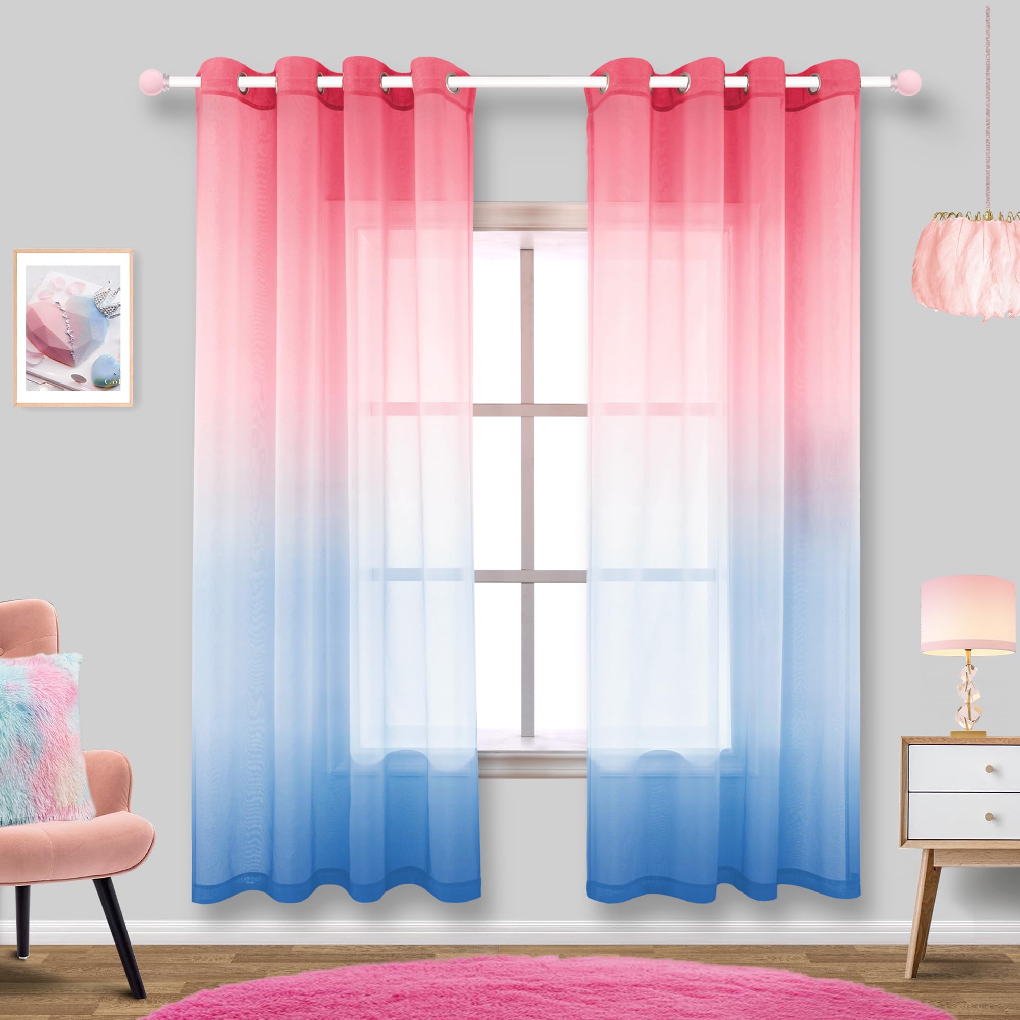 Girls Bedroom Blue And Pink