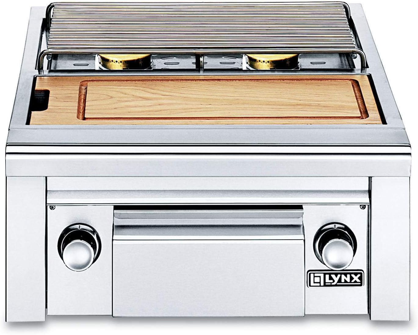 Amazon.com : Lynx LSB2PC-1-NG Double Natural Gas Side by Side Burner ...