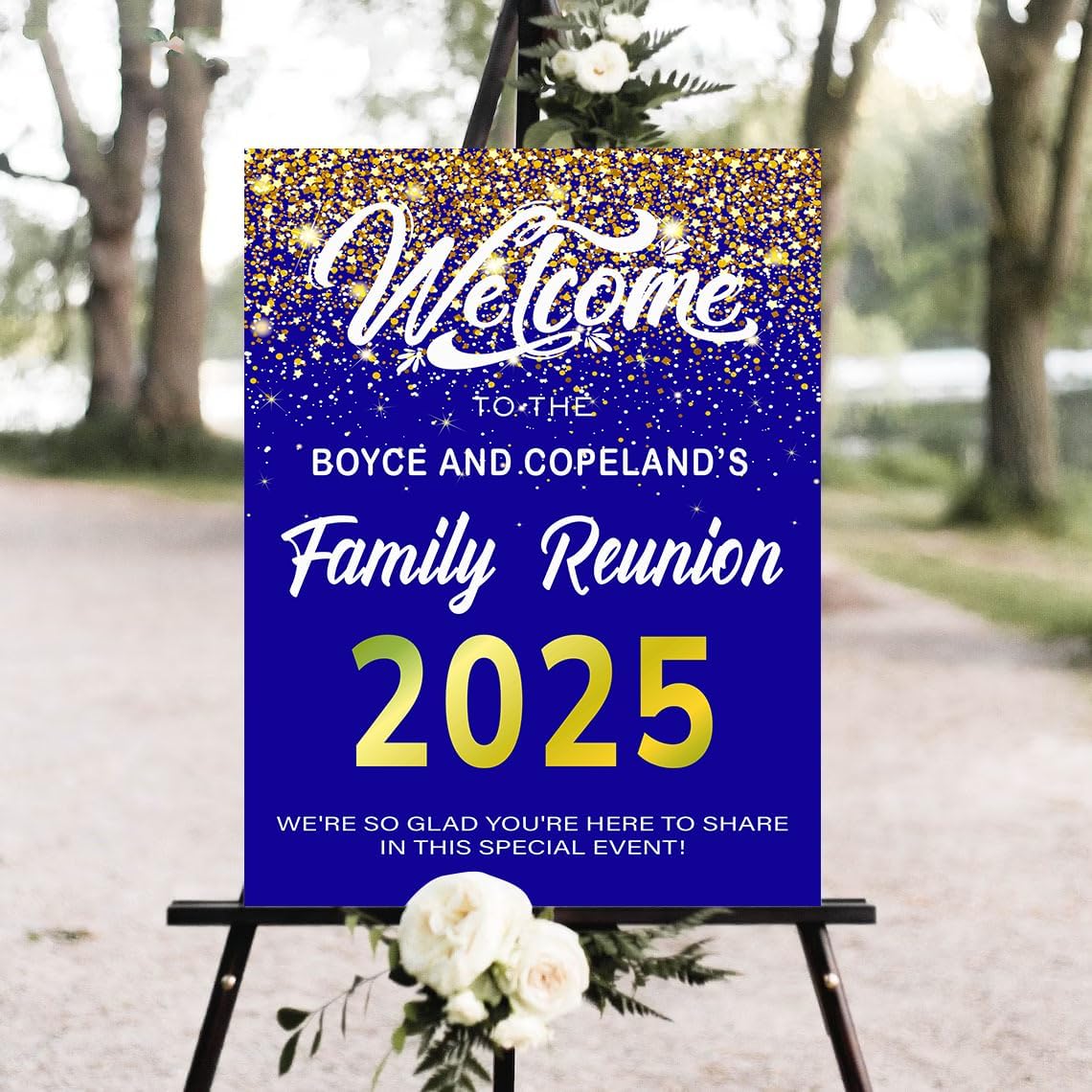 Amazon.com : Personalized Family Reunion Yard Sign, Custom Family ...