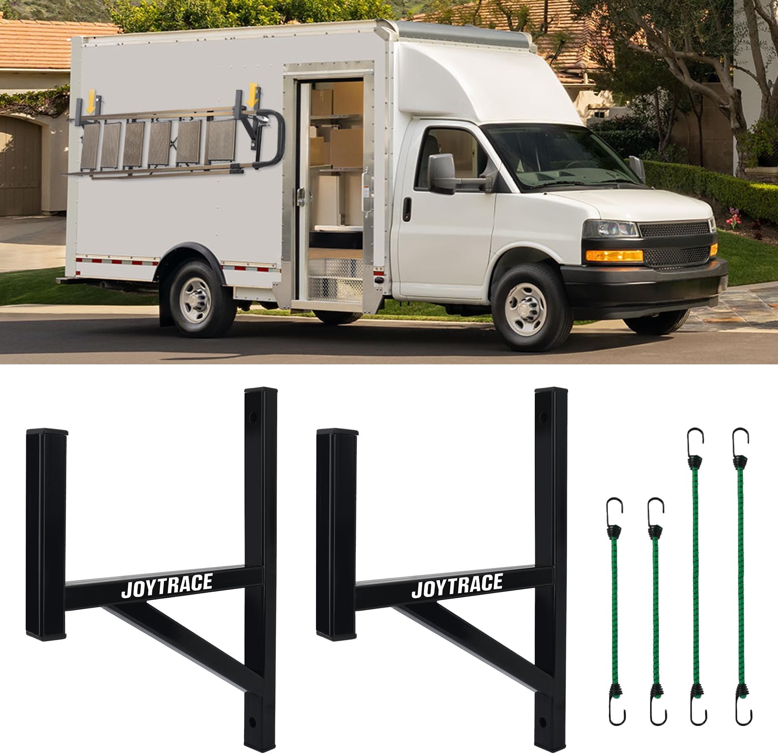 Amazon.com: Joytrace Heavy Duty Side Mount Trailer Ladder Rack with ...