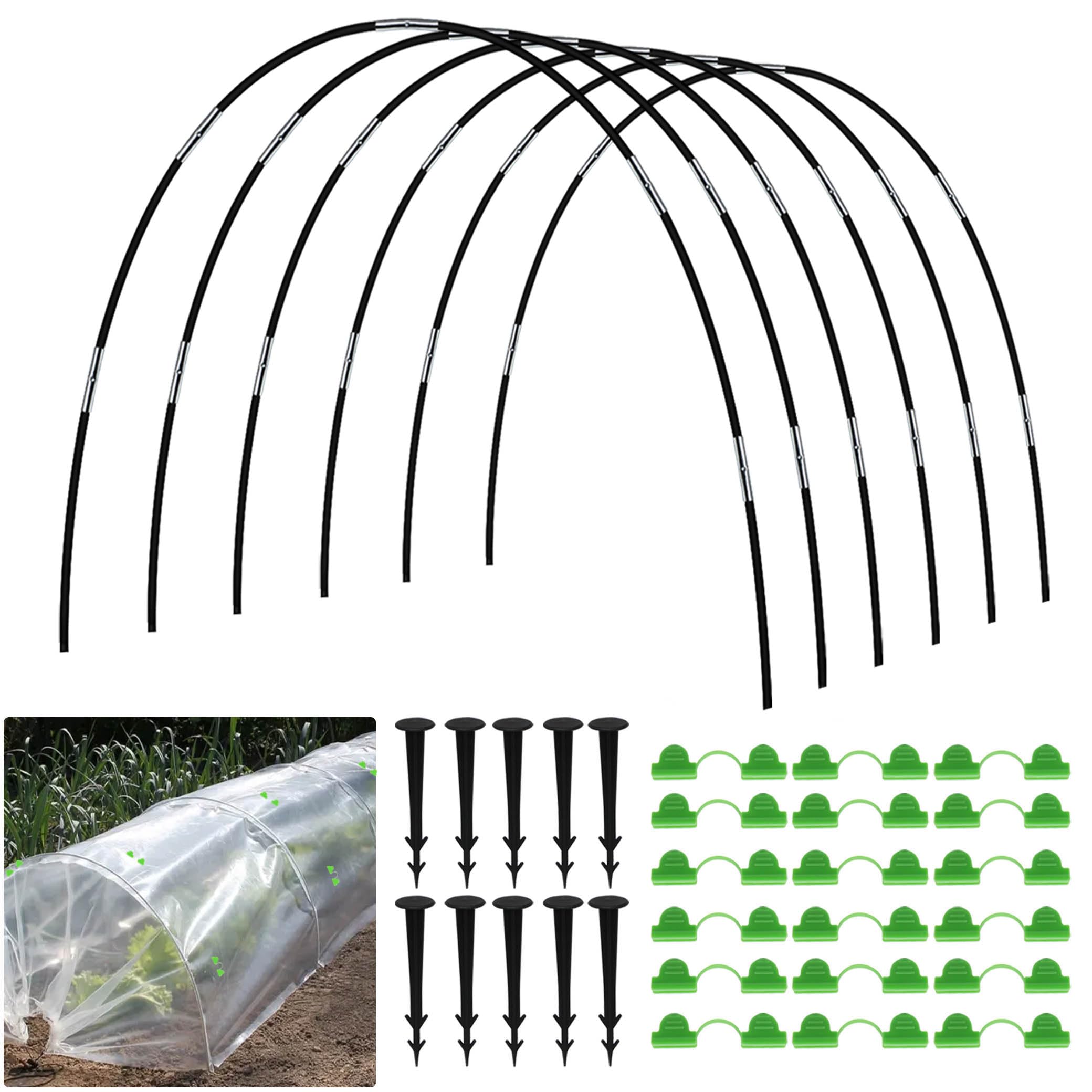 Amazon.com : 36 Pcs Garden Hoops for Raised Beds, 6 Sets of 8.8 FT ...