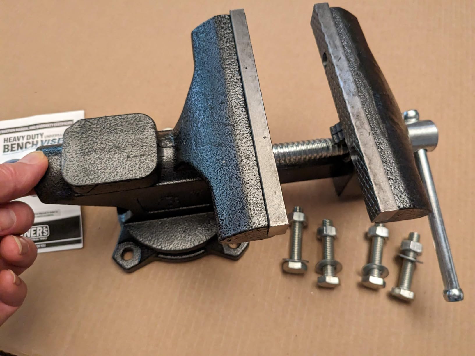 $14/mo - Finance Bench Vise 6” - Table Vice For Workbench, Utility Vise ...