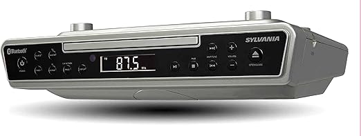 Amazon.com: SYLVANIA SKCR2713 Under Counter CD Player with Clock Radio ...