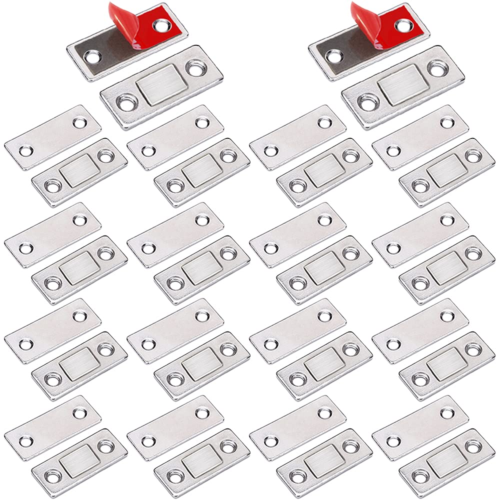 Snapklik.com : Cabinet Sliding Door Magnets 18 Pack Ultra Thin Magnetic ...