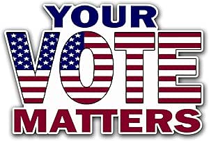 Amazon.com - Smart- Your Vote Matters Sticker Vinyl Decal for Car ...