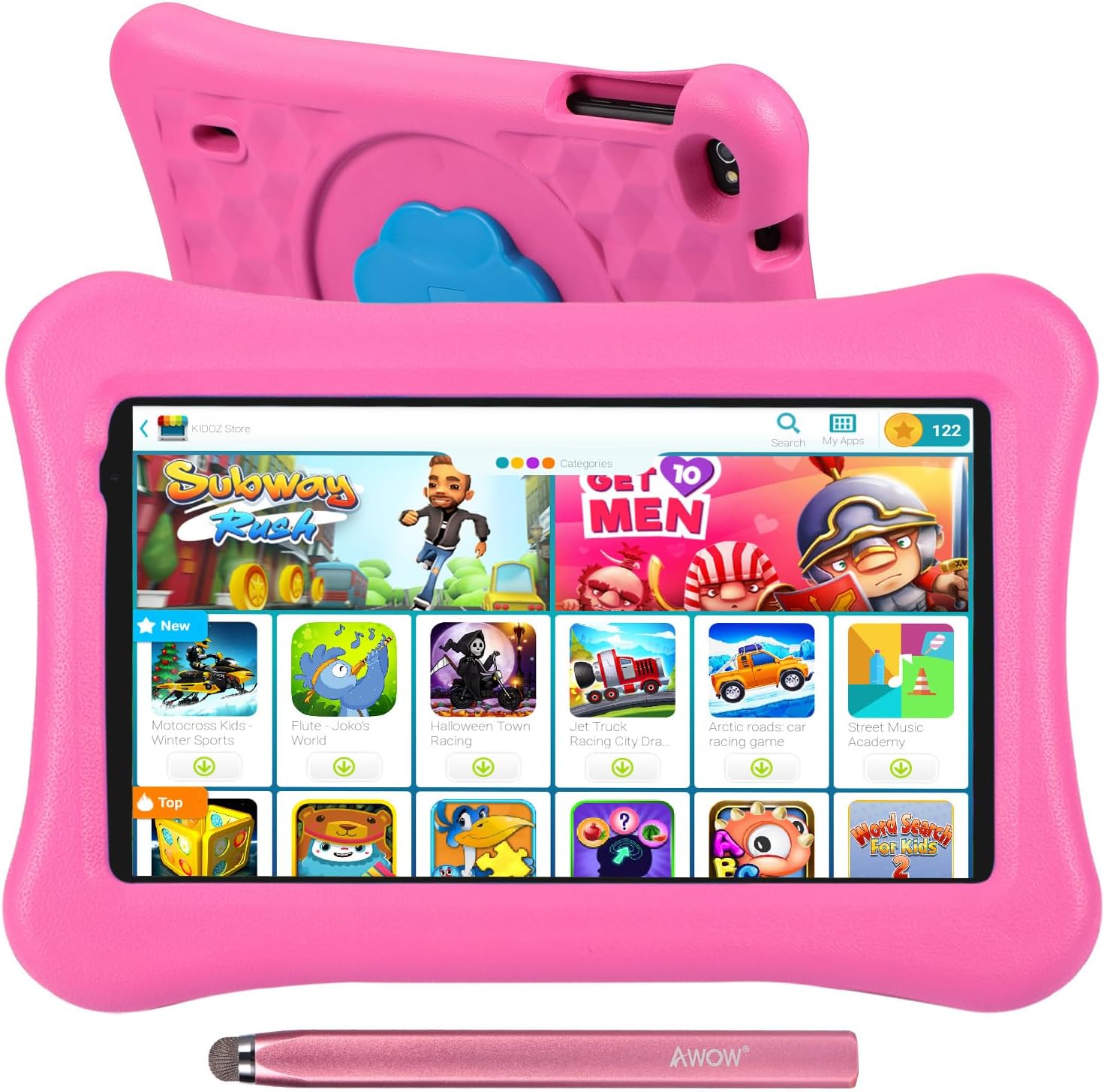 10.1”Kinder Tablet, 12GB RAM 128GB ROM, Funtab Tablet Kinder ...