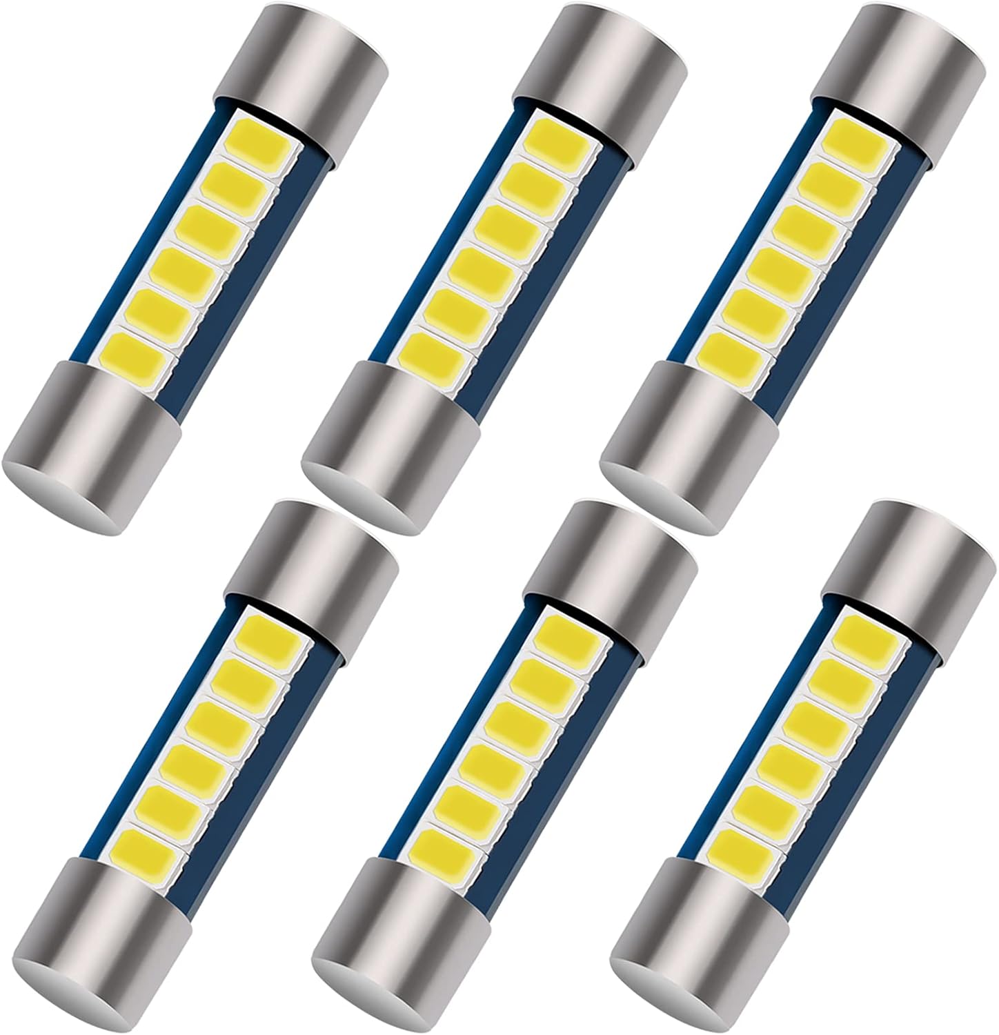 Amazon.com: Anourney 28mm 29mm Festoon LED Car Bulb, 6614F 6612F, 1 ...
