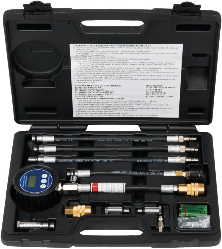 Amazon.com: Digital compression pressure test set for petrol engines ...