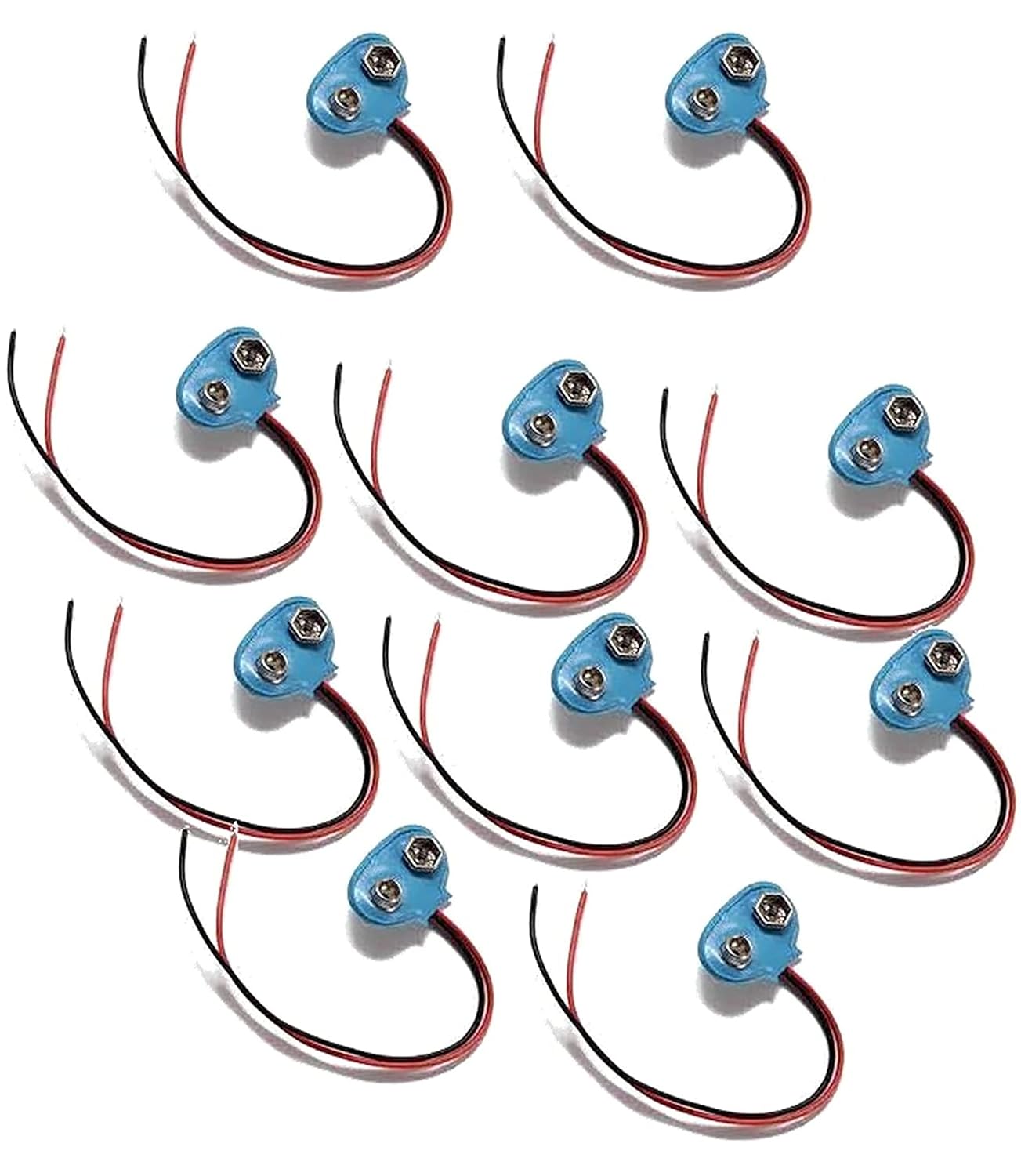 9v Battery Snap Cable, Clip Connector T Type Snapper for Power Supply ...