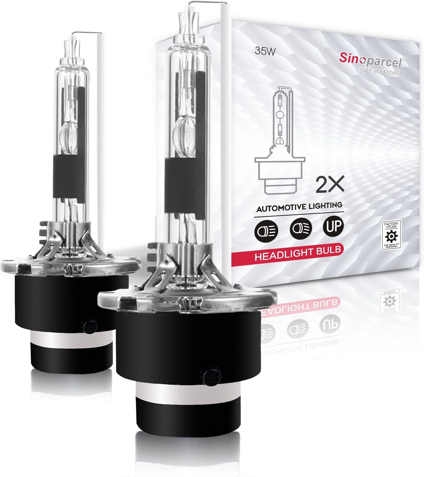 Amazon.com: GTMOTO D2R HID Headlights Xenon Bulbs Low Beam, for Philips ...