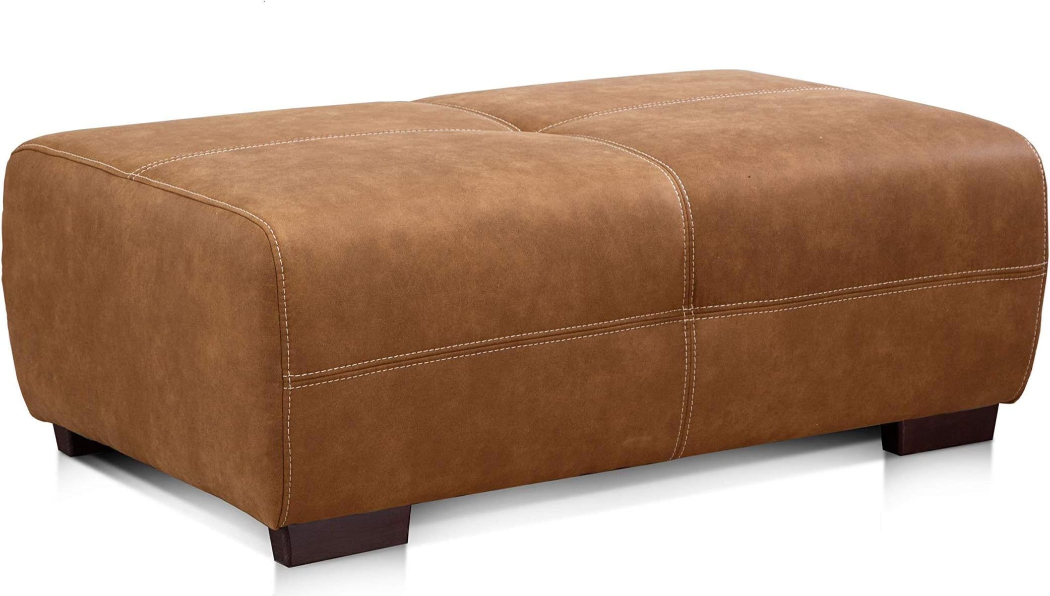 Cavadore Hocker Mavericco / XXL Couch-Hocker im modernen Design ...