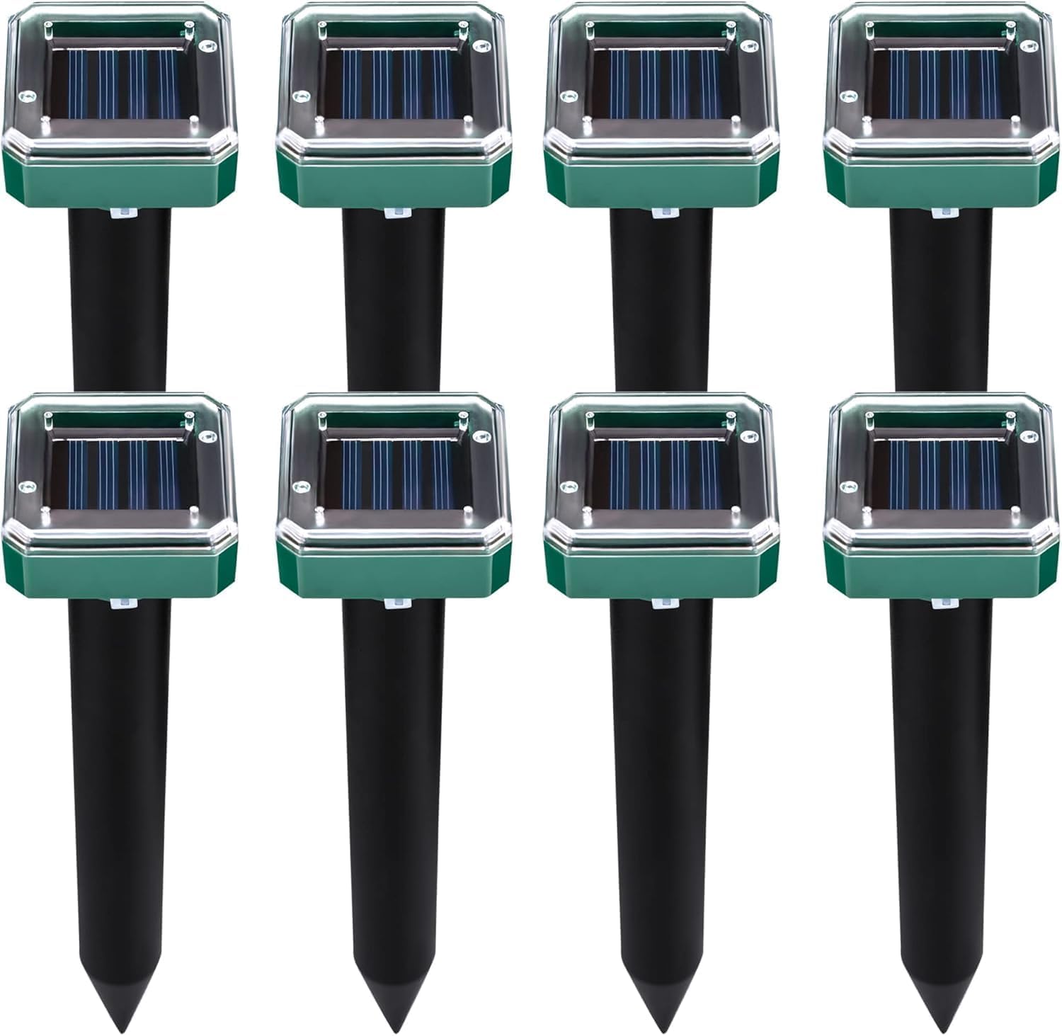 Amazon.com: 8 pk Mole Repellent Gopher Repellent Solar Snake Repellent ...