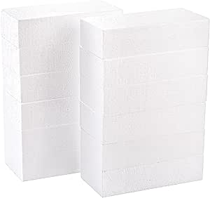 YOUEON 12 Pack Rectangle Foam Blocks 8x4x2 In/20x10x5 cm Craft Foam ...
