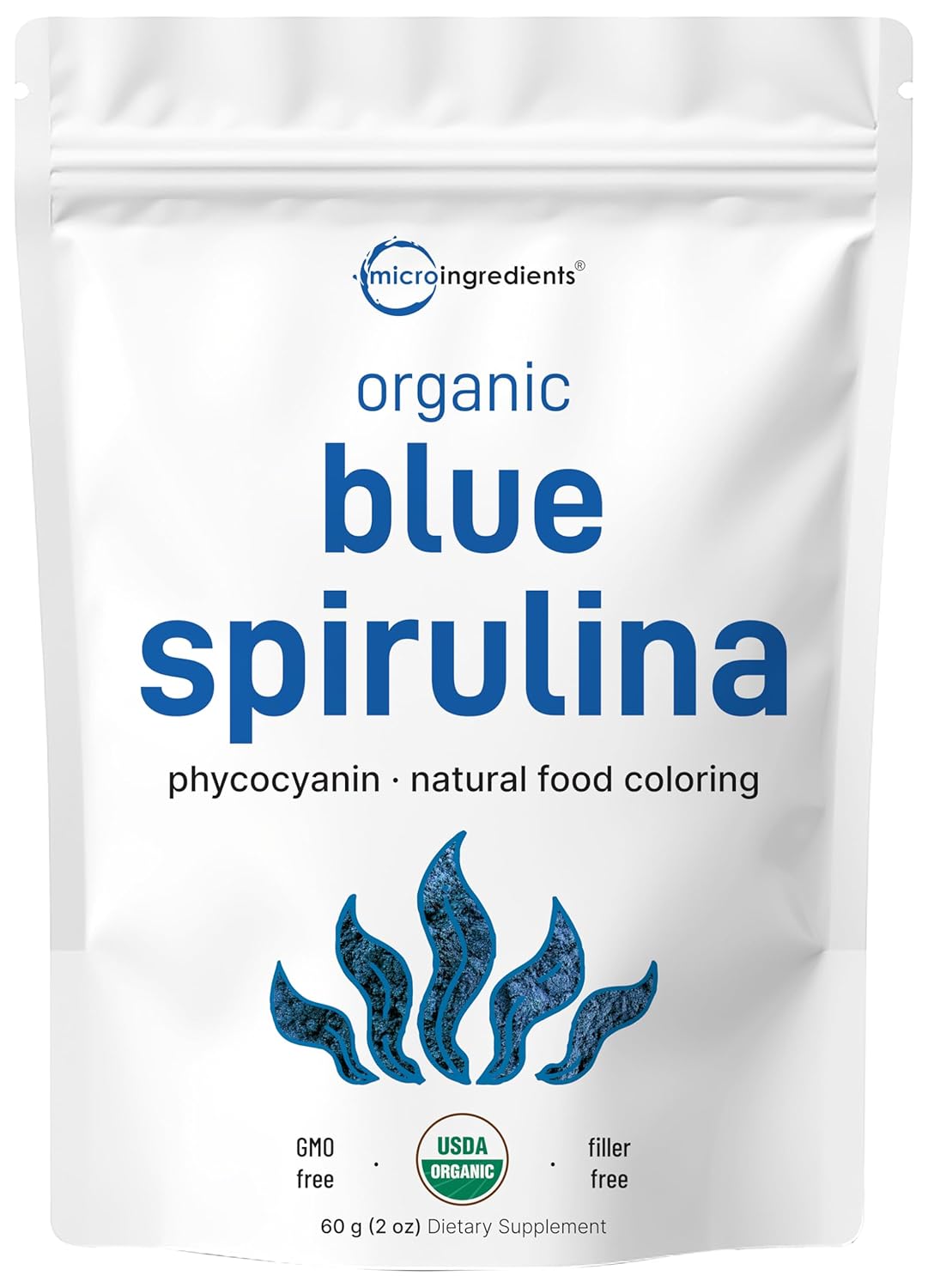 Amazon.com: Polvo de espirulina azul orgánica (extracto de ficocianina ...