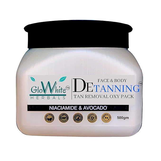 GloWhite Herbals DeTanning™ Face Pack For Glowing Skin 500g | Instant ...