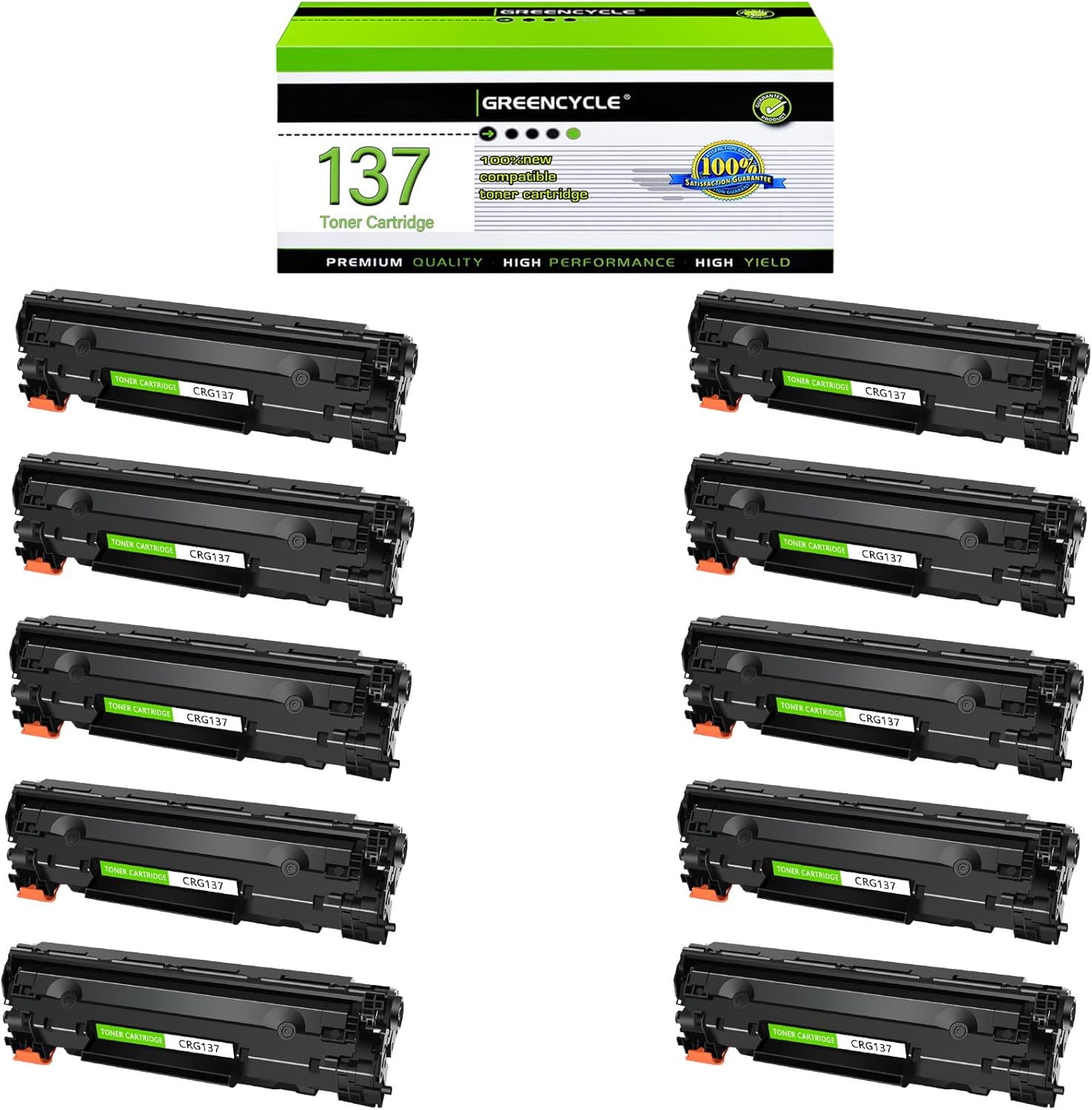 Amazon.com: greencycle Compatible Toner Cartridge Replacement for Canon ...