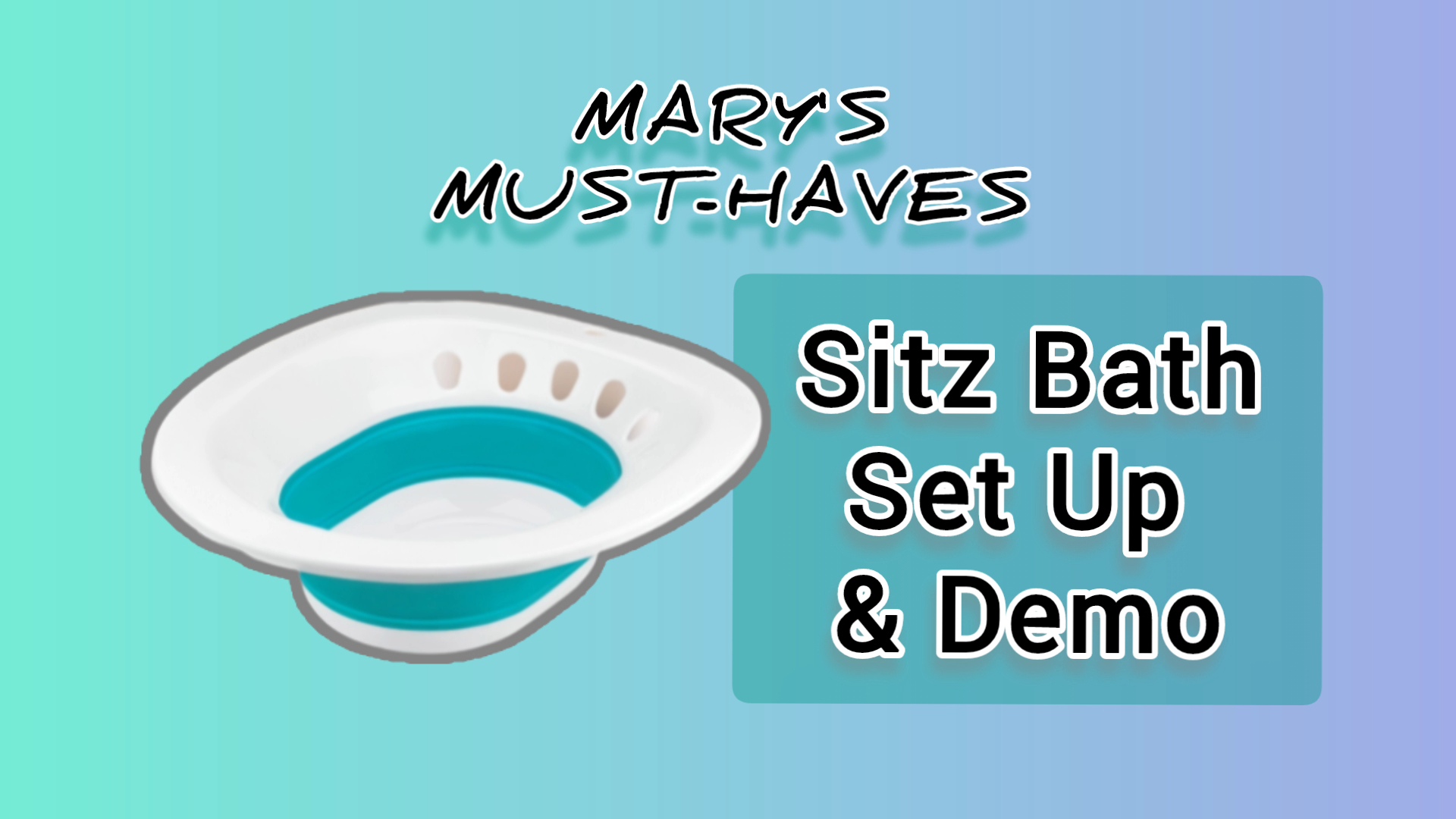 Watch Sitz Bath *SET-UP & DEMO** on Amazon Live