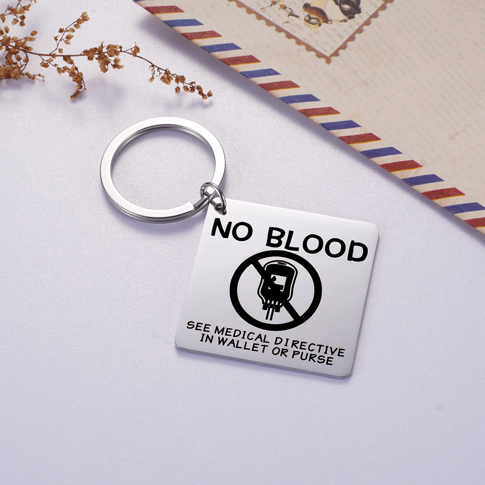 Snapklik.com : Ralukiia Jehovahs Witness No Blood Transfusion KeyChain