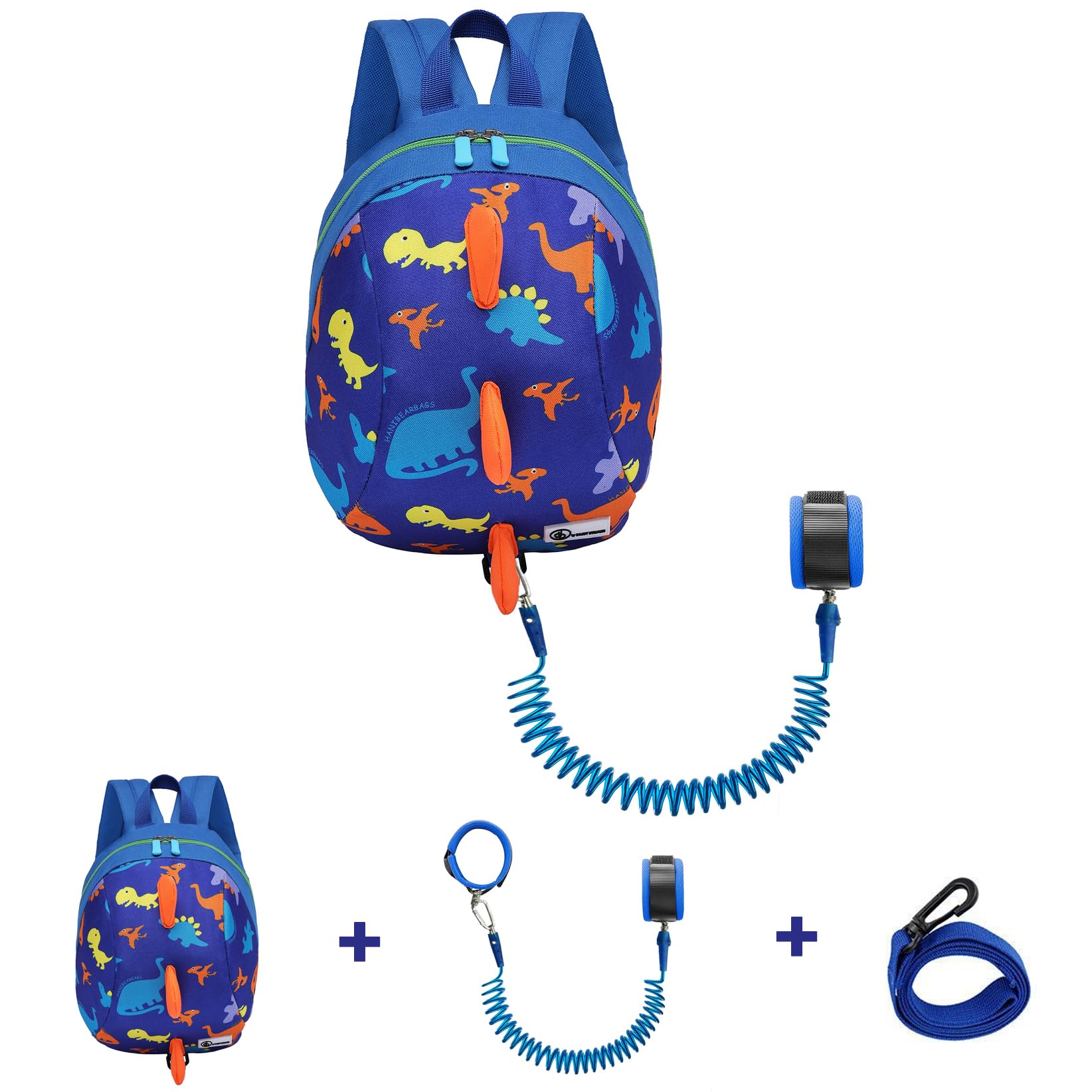 Amazon.com: DB Toddler Mini Dinosaur Backpack with Child Leash, Anti ...