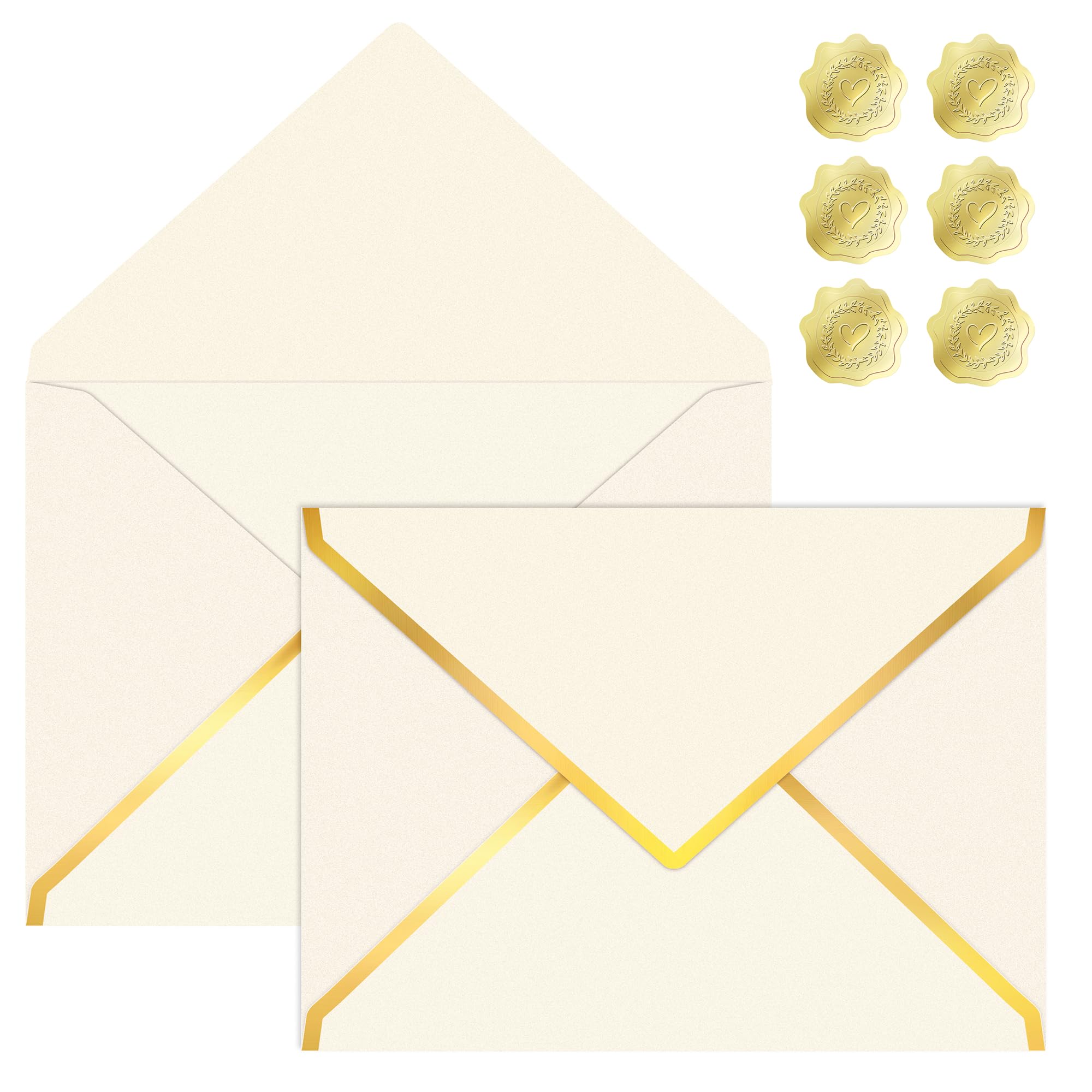 Amazon.com : 30 Pack 5x7 inch. Envelopes for Invitations,250g Colored ...