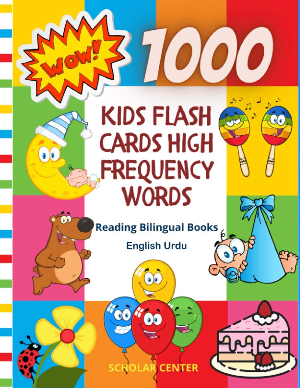 Buy 1000 Kids Flash Cards High Frequency Words Reading Bilingual Books ...