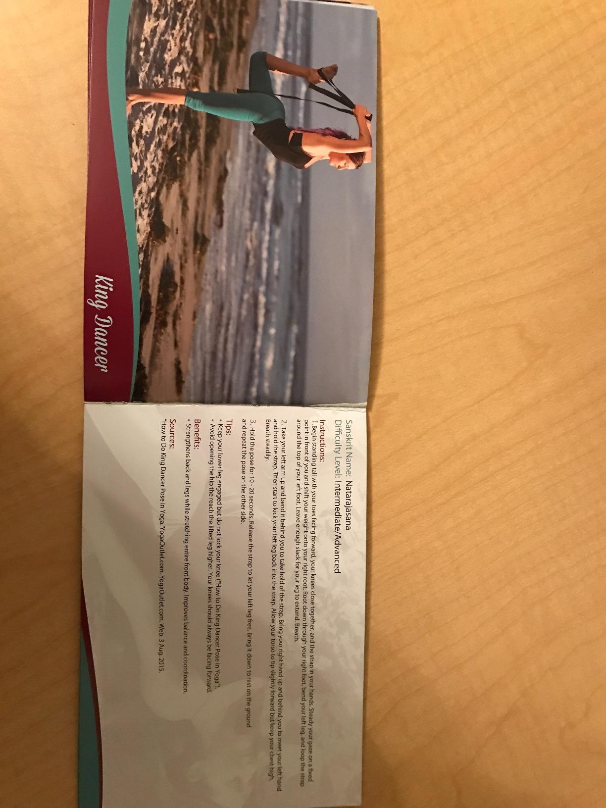 Amazon.com : Excifit Yoga Stretch Strap & Free Instructional Book ...