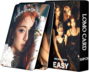 Amazon.com : PYAJUU LE SSERAFIM Photocards 55PCS LE SSERAFIM EASY Album Photo Cards KPOP ...