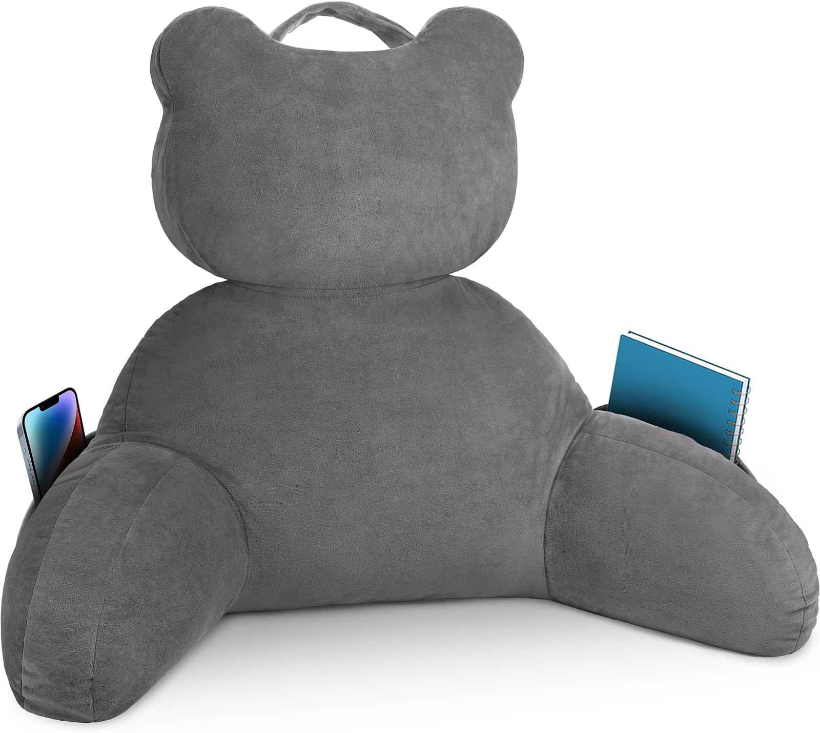 Amazon.com: NXHMSWYG Reading Pillow for Bed Adult Size, Back Pillow for Sitting in Bed, Shredded ...