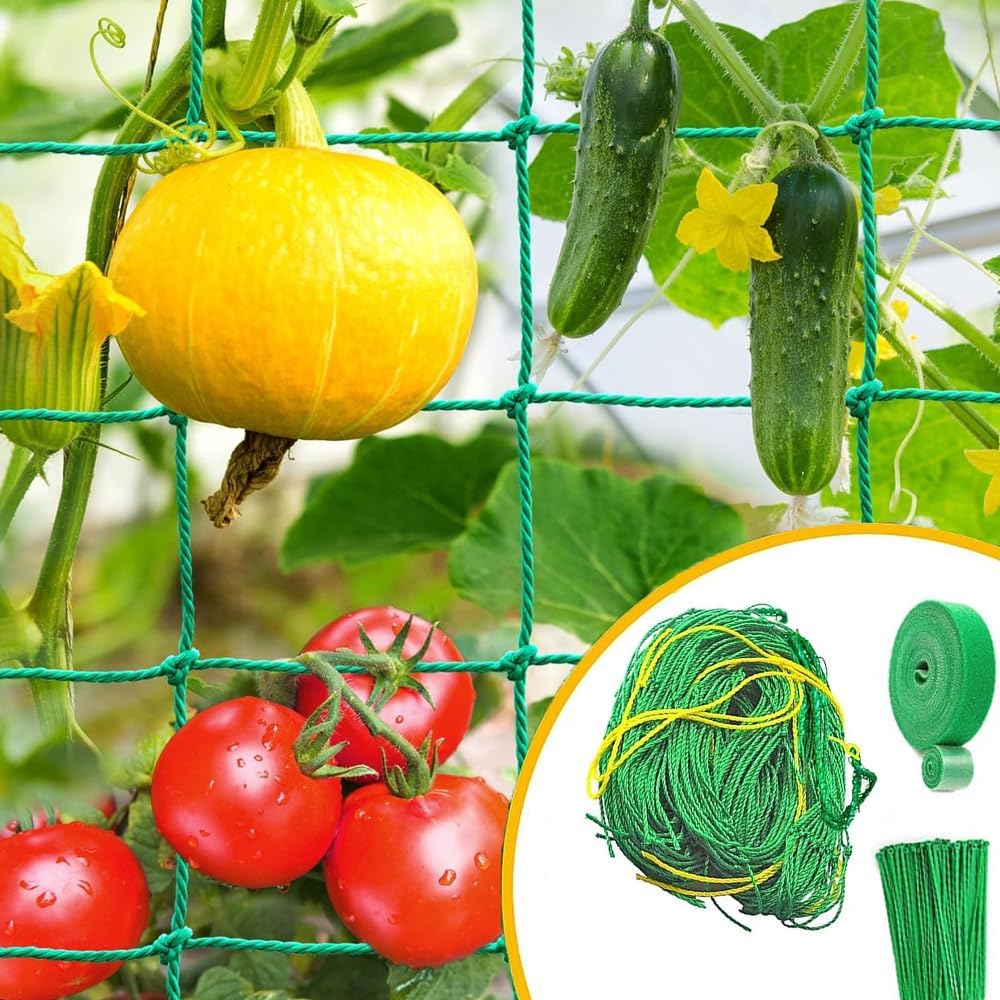 16.5x6.6 ft Trellis Netting Heavy Duty Trellis Net for Climbing Plants ...