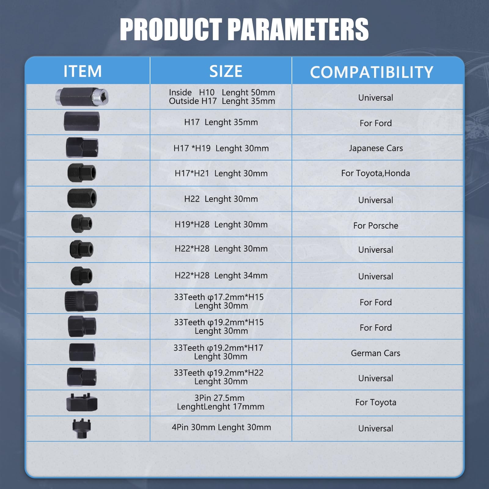 Snapklik.com : Alternator Pulley Service Decoupler 29PCS Alternator ...
