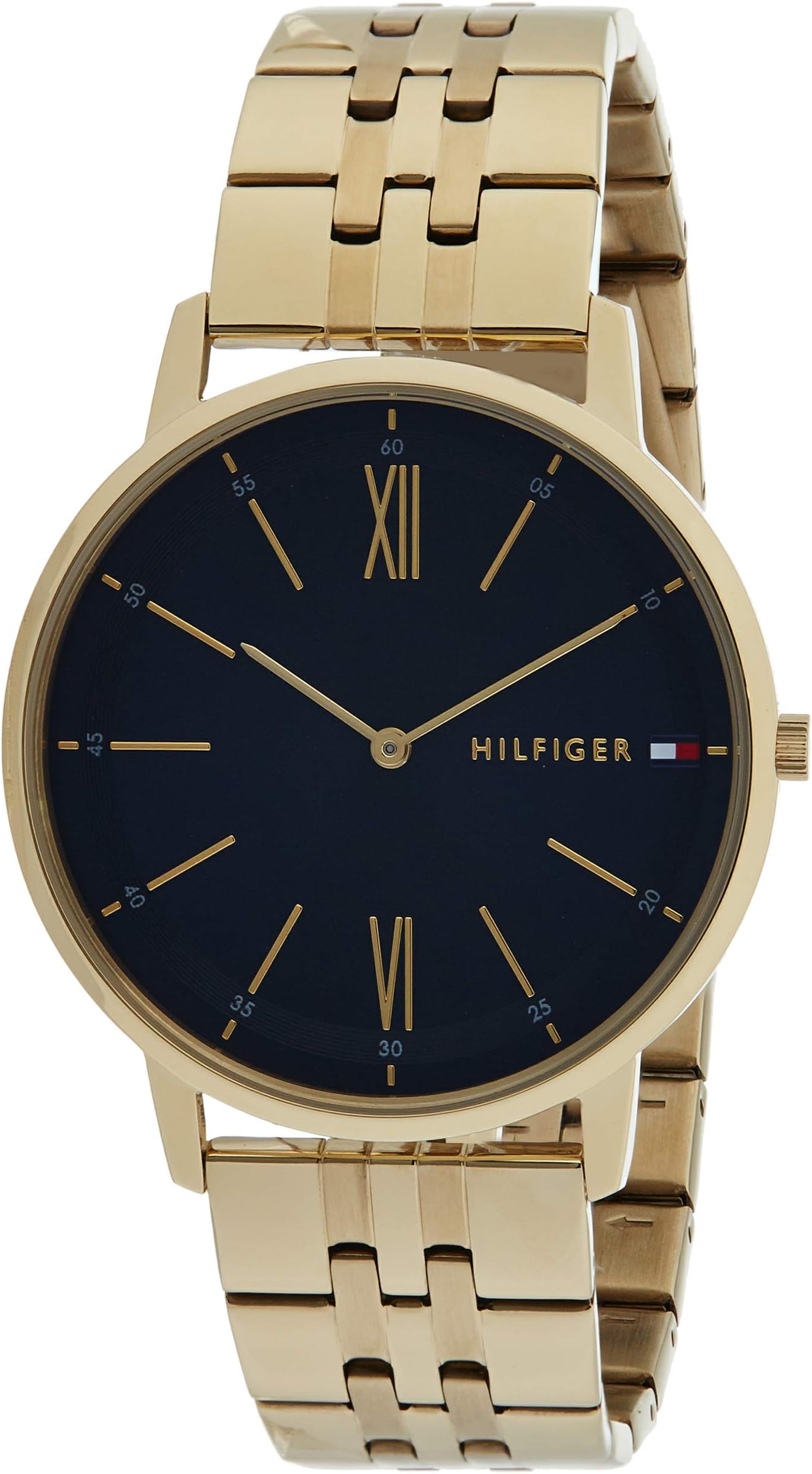 Tommy Hilfiger Denim Round Analog Blue Dial Men's WatchTH1791746 ...