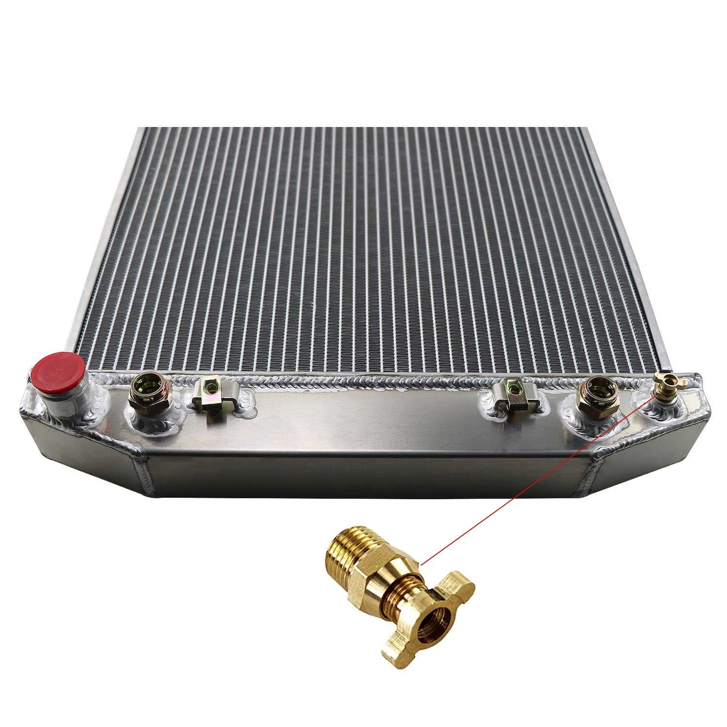 ColQuee 4 Row Core All Aluminum Radiator Compatible For 1988-1995 1989 ...