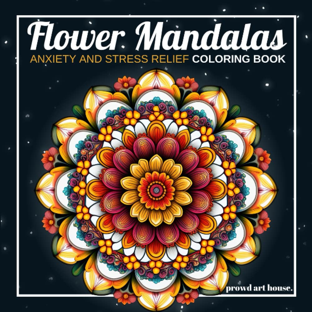 Amazon.com: Flower Mandalas Coloring Book: Beautiful Coloring Pages for ...