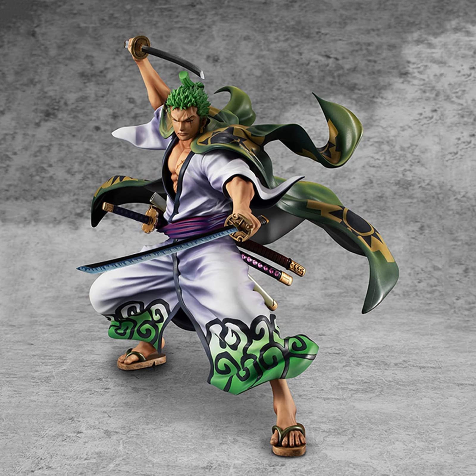 Buy ONE PIECE Roronoa Zoro Action Figures Collectible, 22.5Cm Anime ...