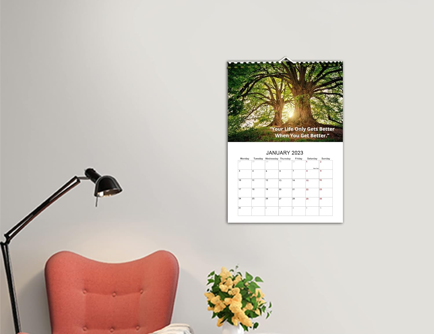 PHOTOJAANIC 2022 Wall Calendar | Nature & Inspirational Quotes | Size ...