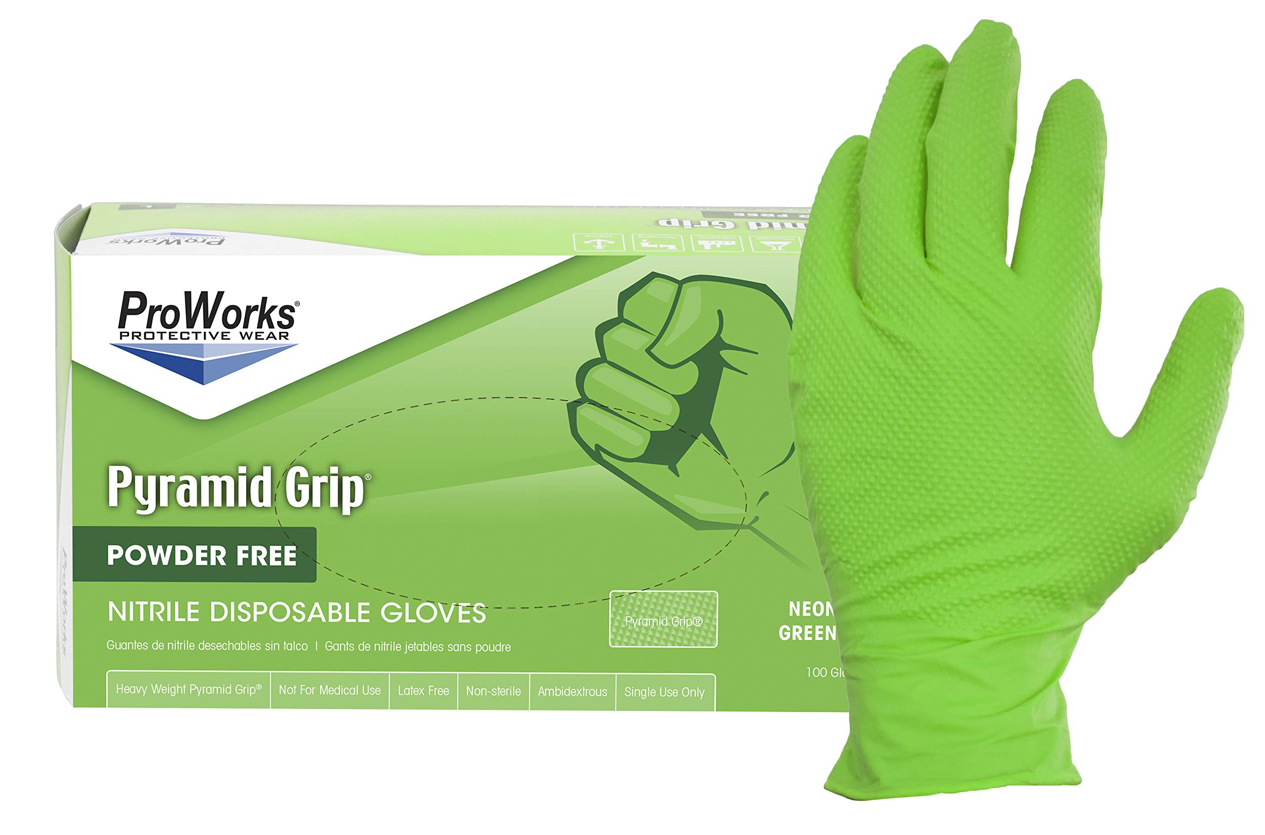 Green Nitrile Gloves