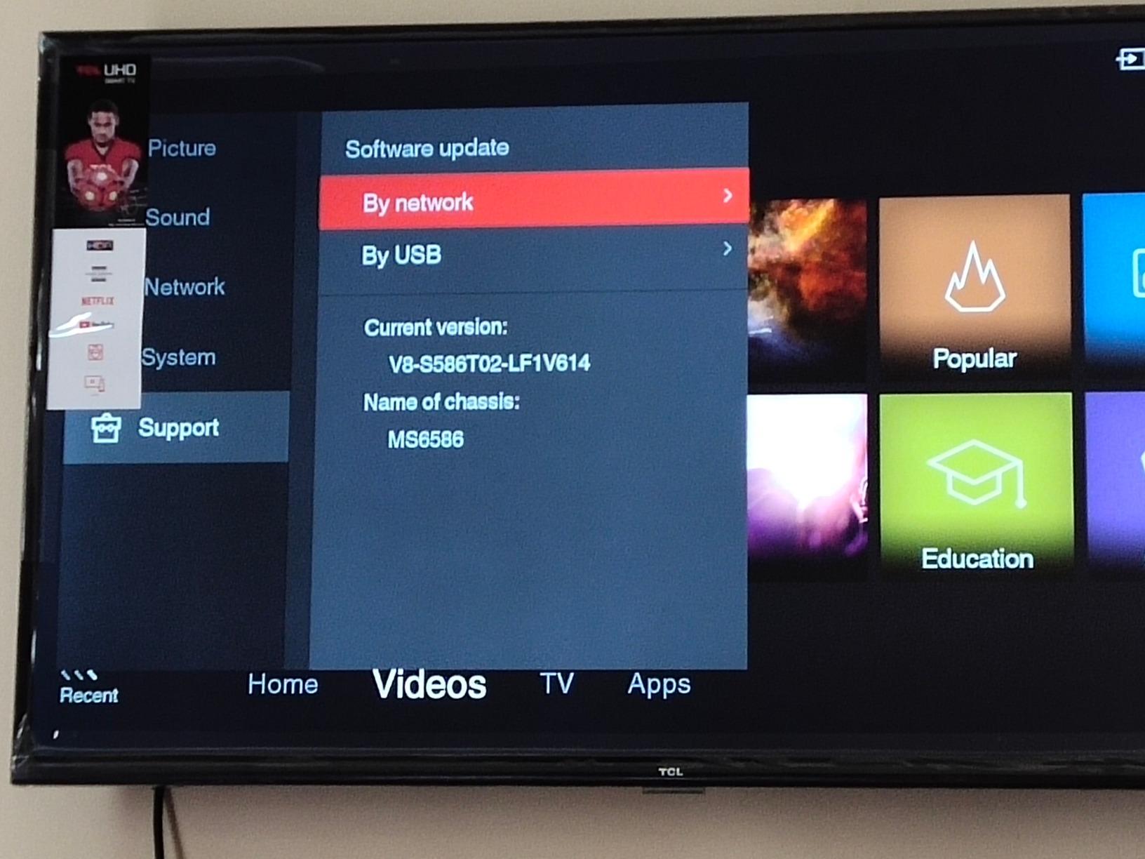 TCL 138.71 cm (55 inches) 4K Ultra HD Smart LED TV 55P65US-2019 (Black ...