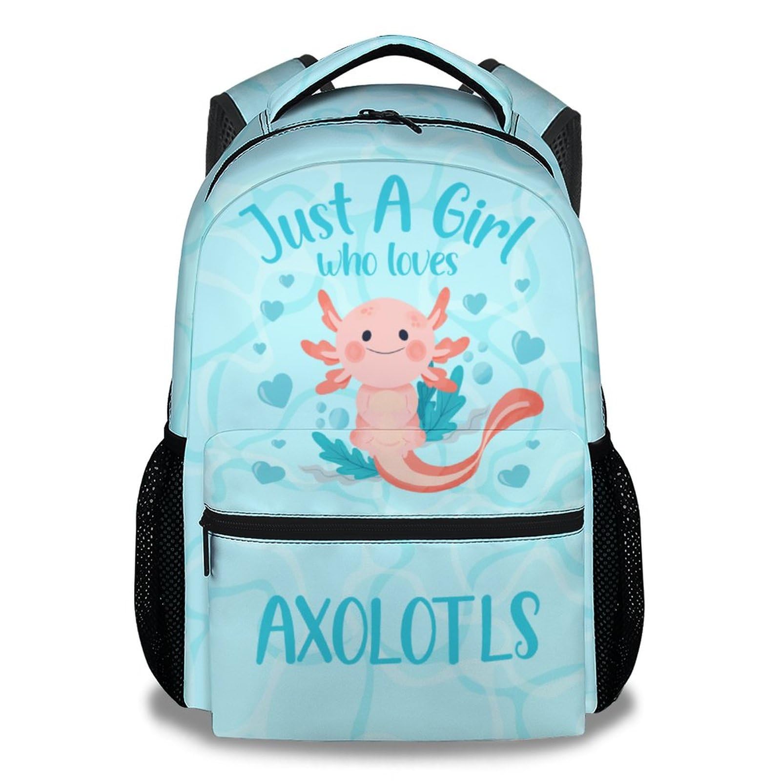 Amazon.com | KNOWPHST Axolotl Backpacks for Girls - 16 Inch Cute ...