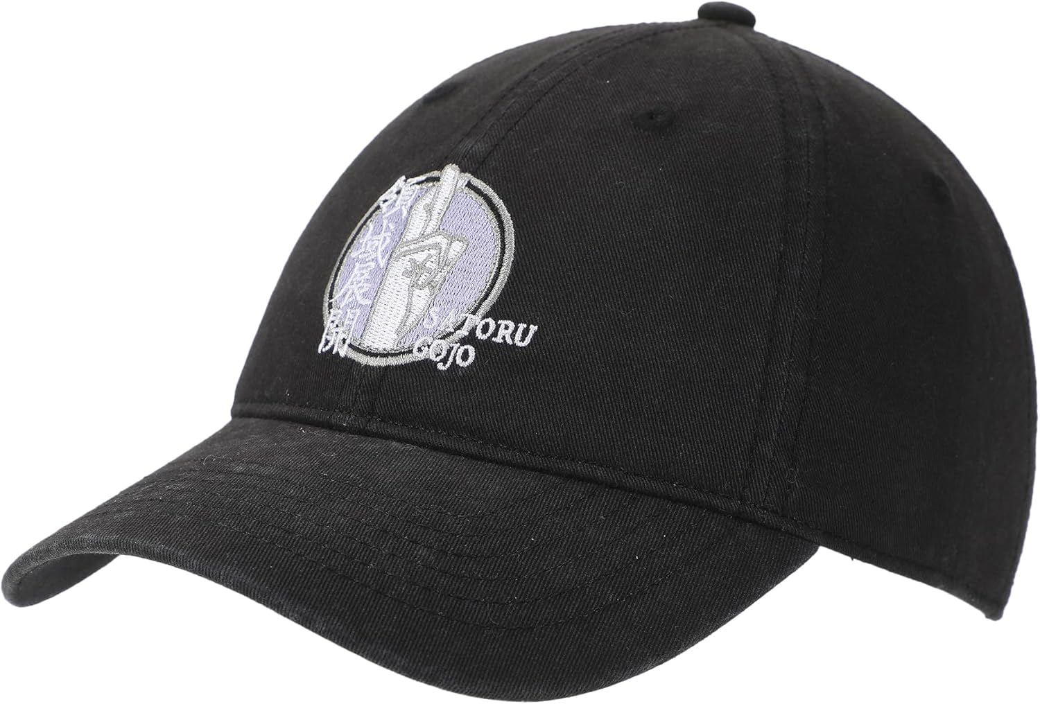 Bioworld Jujutsu Kaisen Satoru Gojo Crossed Fingers Men's Black ...