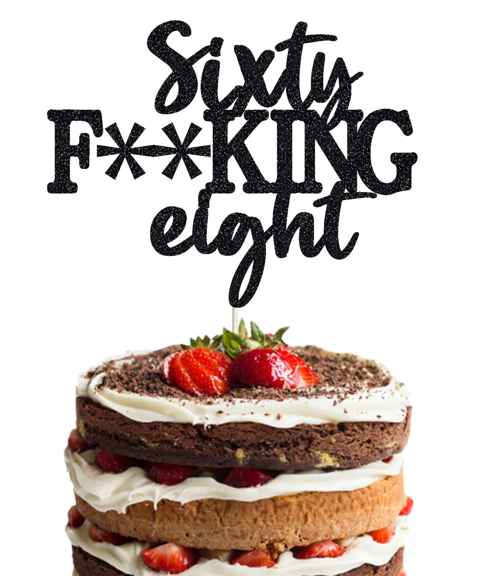 Amazon.com: Happy 68th Birthday Cake Topper 68th birthday decorations ...