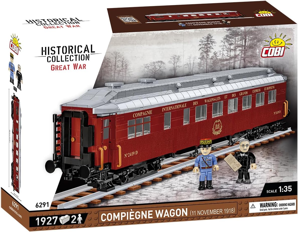 Amazon.com: COBI Historical Collection Great War Compiegne Wagon (Wagon ...