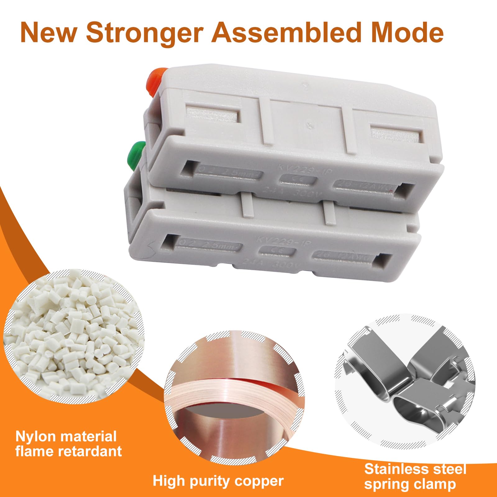 Snapklik.com : 30PCS Lever Wire Connectors, Mini Quick Connectors ...